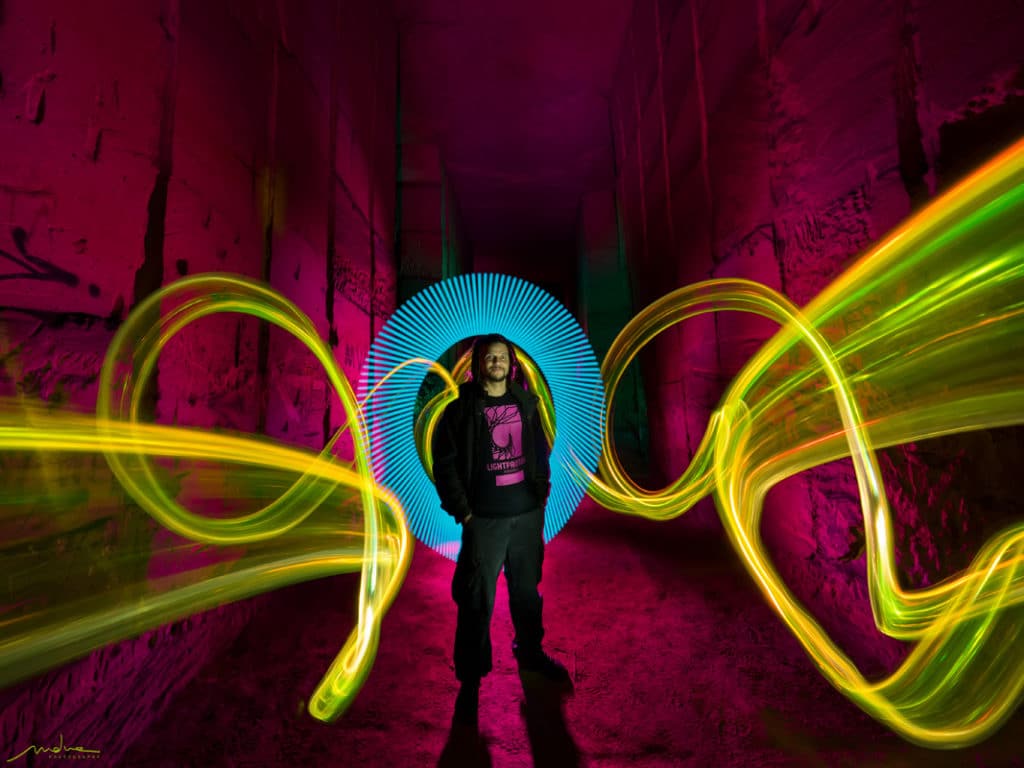 Light painting : animation événementielle entre art et technologie