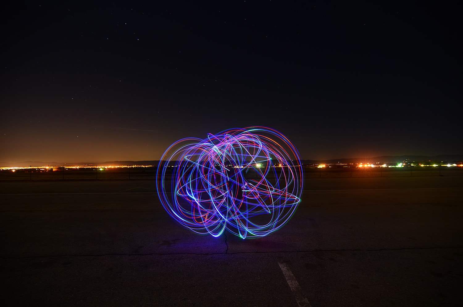 Light painting : animation événementielle entre art et technologie