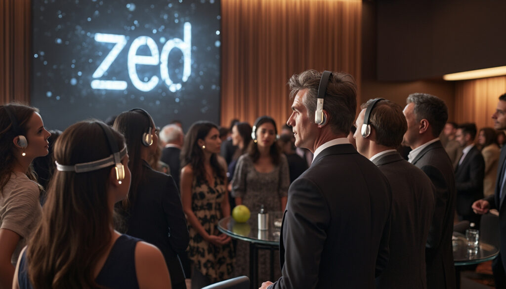 Écouteurs Zed : la révolution audio sans fil par Silent Conference